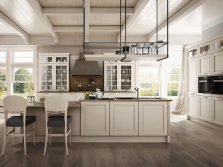 Cucina Classica Baltimora in Laccato opaco Visone di Scavolini